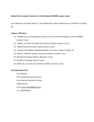 Robust Brain-computer interface for virtual Keyboard (RoBIK): project ...