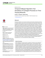 Temporal Gillespie algorithm: Fast simulation of contagion processes on ...