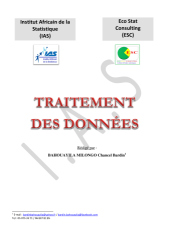 Cours de traitement des données - Archive ouverte HAL