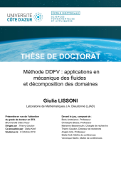DDFV method : applications to fluid mechanics and domain decomposition ...