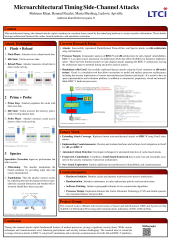 Microarchitectural Timing Side-Channel Attacks - Département Communications et Electronique