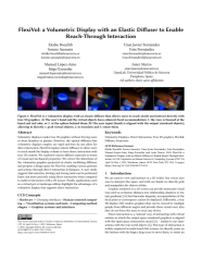 FlexiVol: a Volumetric Display with an Elastic Diffuser to Enable Reach-Through Interaction ...