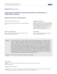 Exploring the Complexities of Gender-Based Violence in South Africa: A Comprehensive Analysis ...