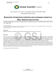 BUDGETARY OPTIMIZATION STRATEGIES AND SUSTAINABLE GROWTH IN MALI ...