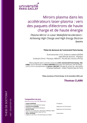 Miroirs plasma dans les accélérateurs laser-plasma : vers des paquets d ...