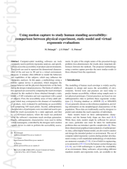Using motion capture to study human standing accessibility: comparison ...