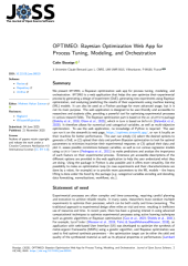 OPTIMEO: Bayesian Optimization Web App for Process Tuning, Modeling ...
