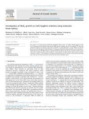 Investigation of MoS2 growth on GaN/sapphire substrate using molecular ...