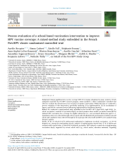 Process evaluation of a school-based vaccination intervention to ...
