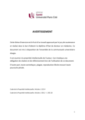 Résultats et facteurs pronostiques du traitement chirurgical des ...