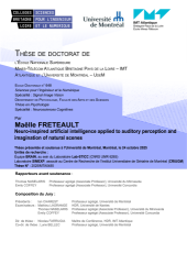 Neuro-inspired artificial intelligence applied to auditory perception ...